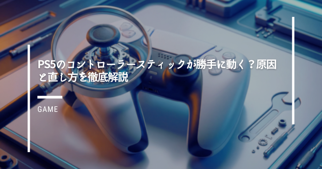 PS5のコントローラースティックが勝手に動く？原因と直し方を徹底解説 | ガジェだらけ